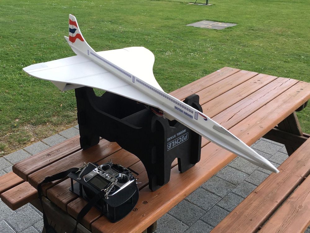 RC Model Concorde, 2 x 50mm EDF, L=150cm | Kaufen auf Ricardo