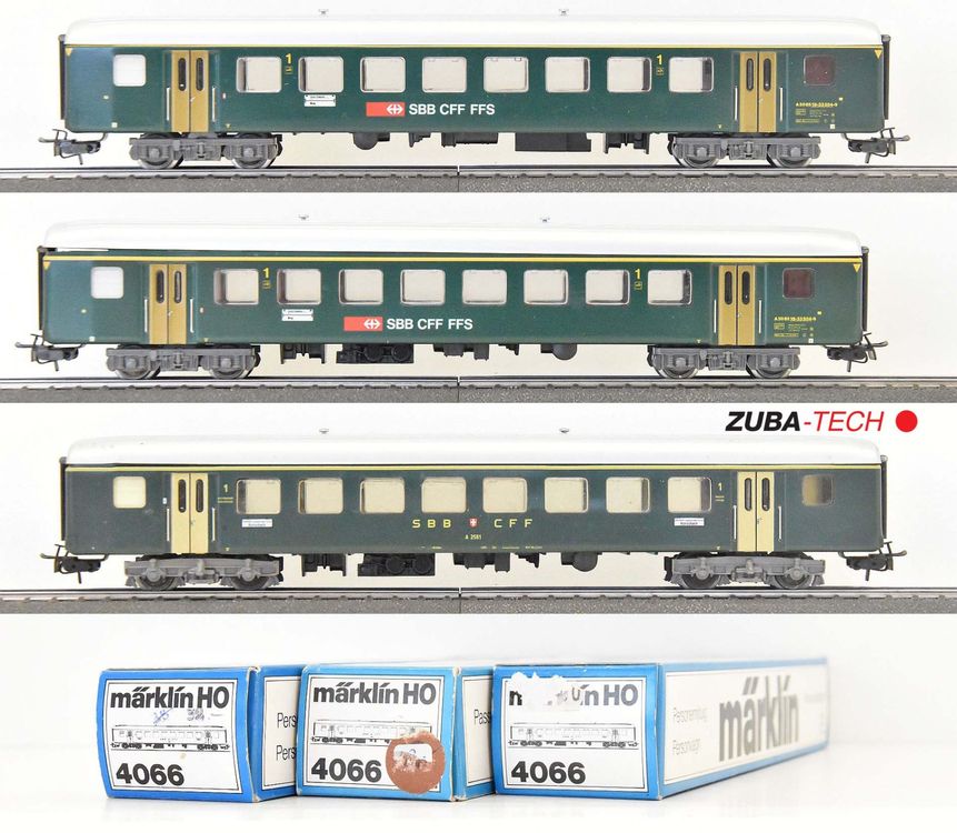 Märklin 3x 4066 EW II Personenwagen SBB H0 WS mit OVP (Gebraucht) in St. Gallen für CHF 46 – mit ...