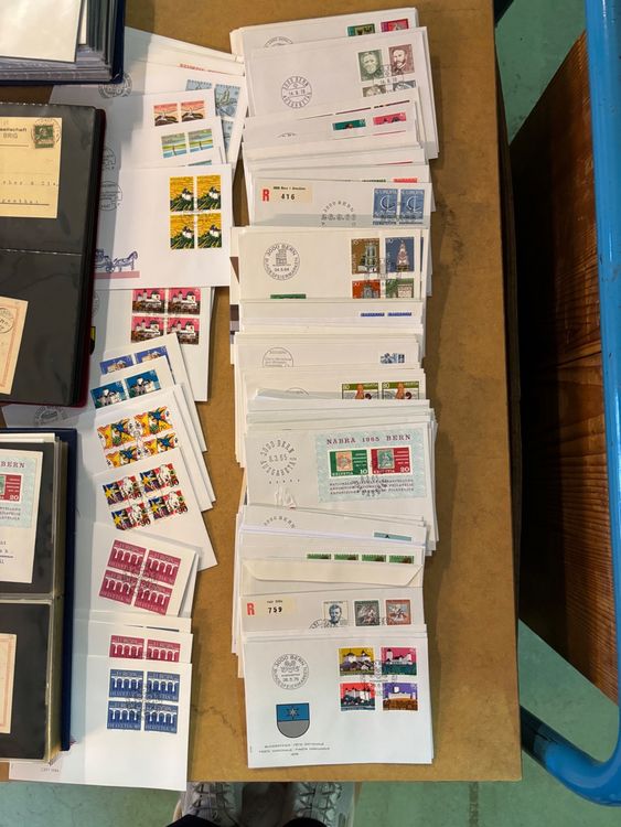6 Kilogramm Belege ab Alt FDC/Sonderbriefe und 3 Album (Gebraucht) in Murgenthal für CHF 12 ...