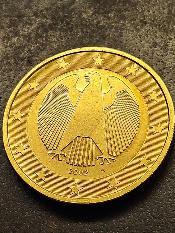 Euromünze (1Euro) 2002 vergoldet | Kaufen auf Ricardo