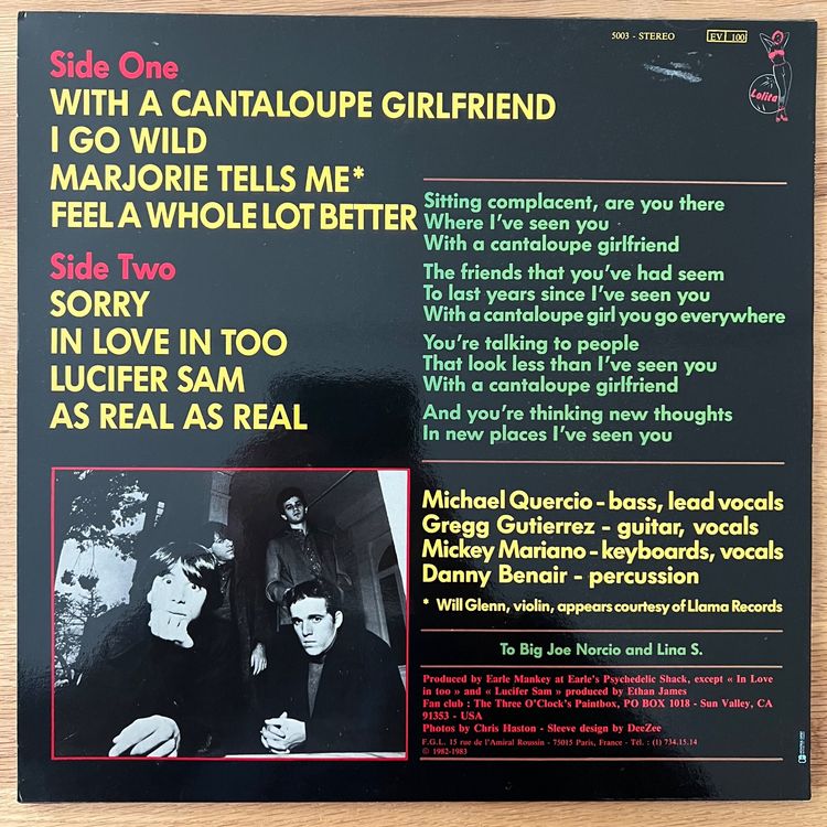 Three O'Clock - Baroque Hoedown / 1. France-Press. 1983 (Gebraucht) in ...