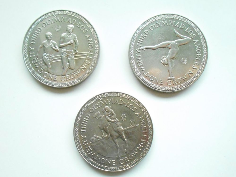 Gedenkmünze Olympiade Los Angeles 1984 (Neu (gemäss Beschreibung)) in Hünibach für CHF 25 – mit ...