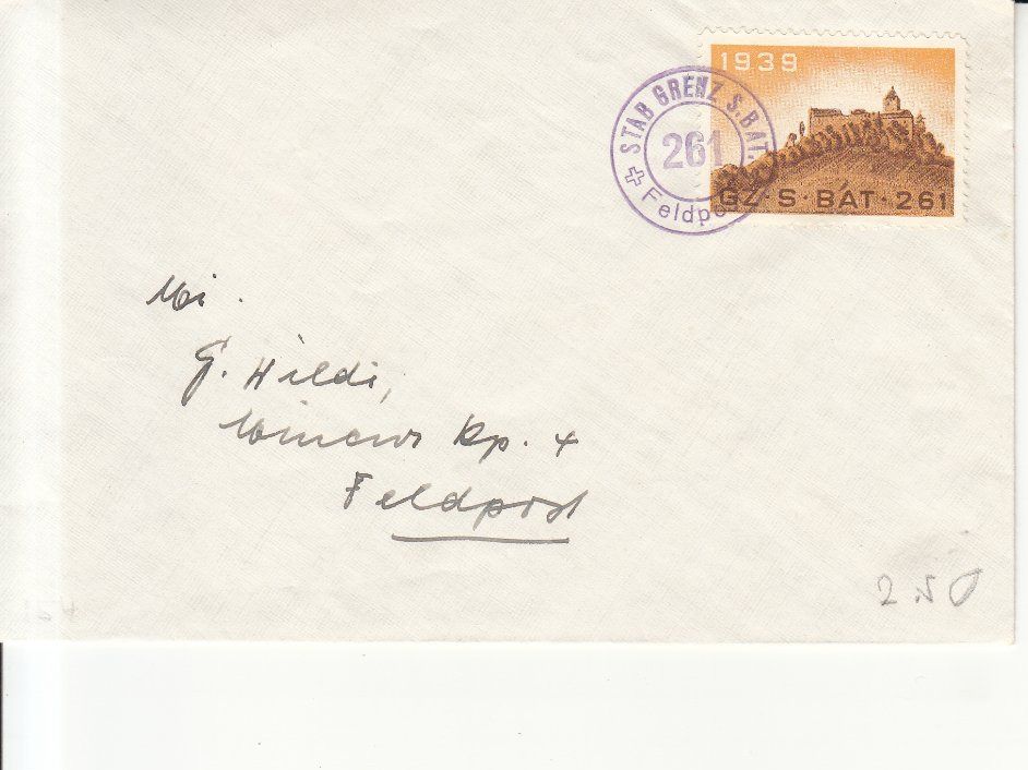 Grenztruppen Wi 210 auf Brief (Gebraucht) in Bürglen TG für CHF 1.5 – mit Lieferung auf Ricardo ...