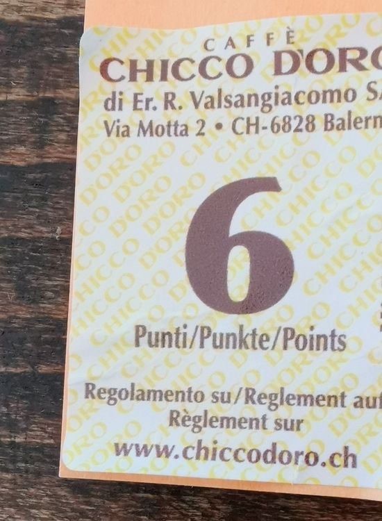 6 Chicco d'oro Punkte punti points (Gebraucht) in Genève für CHF 1 – mit Lieferung auf Ricardo ...