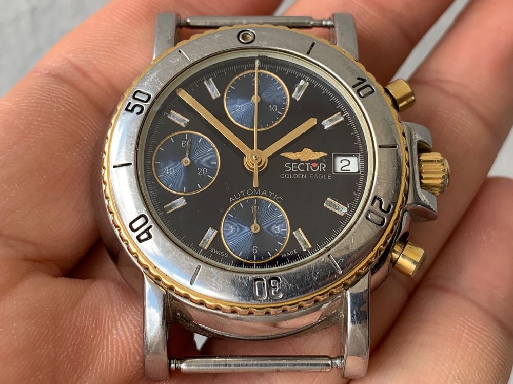 Vintage SECTOR Golden Eagle Chronograph Automatik (Defekt) in Biel ...