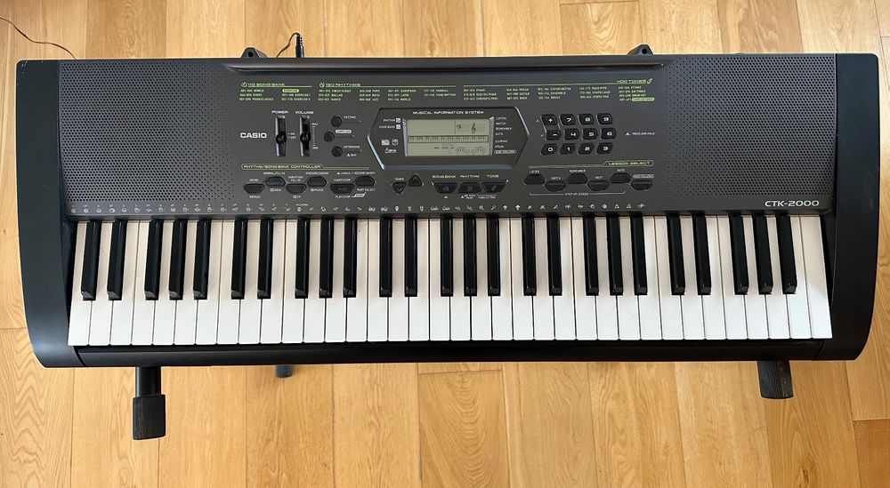 Casio CTK-2000 Keyboard mit verstellbarer Keyboardständer | Kaufen auf ...