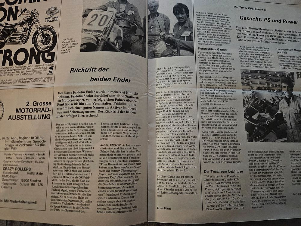 Moto Sport Schweiz 14/86 750 Intruder Amstrong Military xx (Gebraucht ...