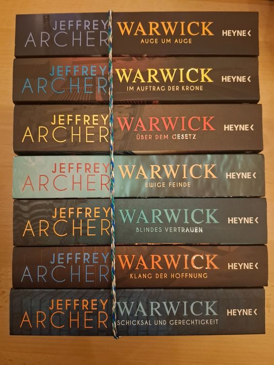 Jeffrey Archer - Warwick 7 Bände (Vollständig) (Gebraucht) in ...