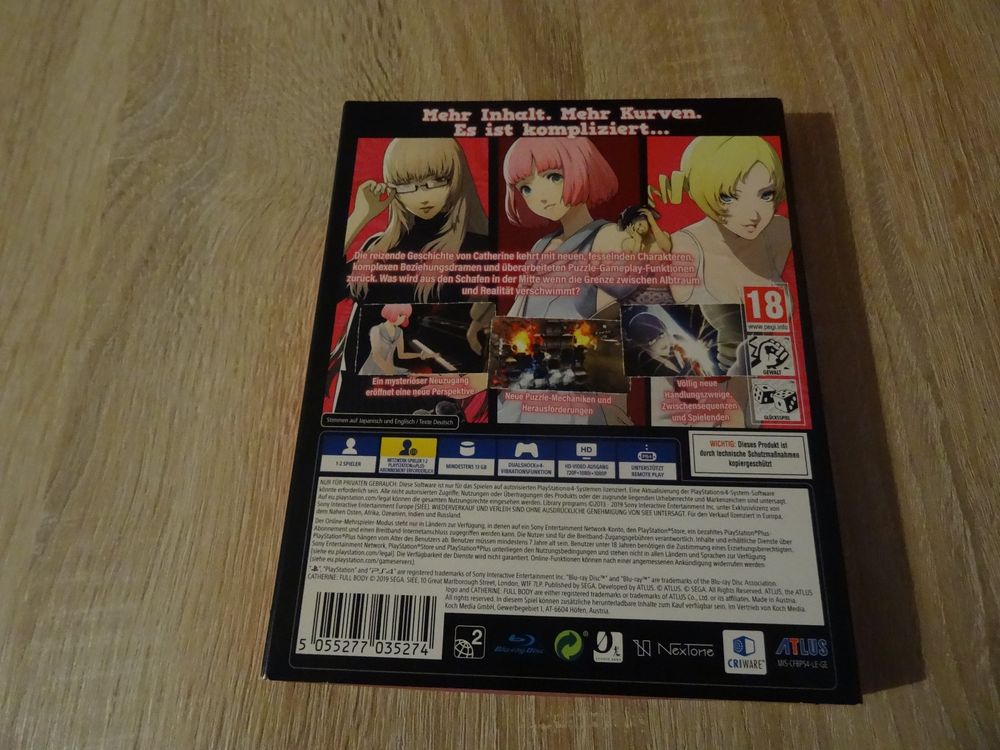 Catherine - Full Body Launch Edition PS4 STEELBOOK (D'occasion) à Olten ...