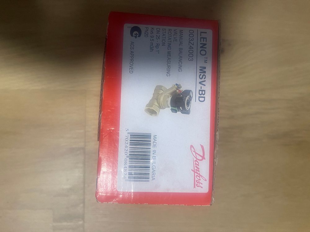 Danfoss Strangregulierventil MSV-BD DN 25 | Kaufen auf Ricardo