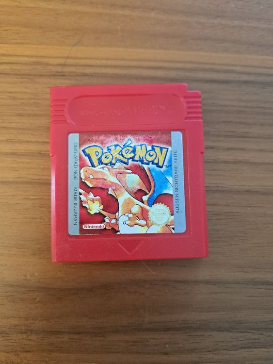 Pokémon Rot Game Boy Modul - Retro Klassiker! (Gebraucht) in Kerzers ...