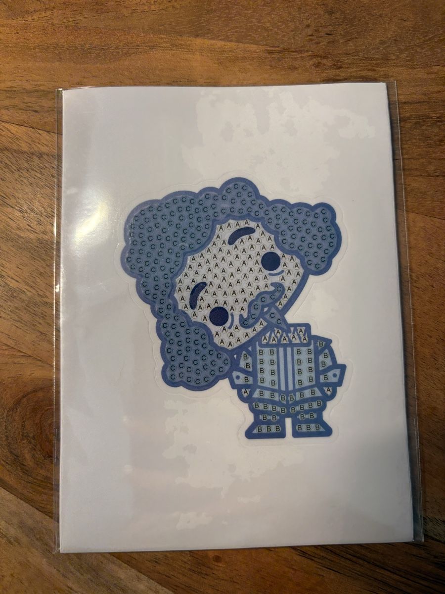 Harry Potter Crystal Art Sticker - Nearly Headless Nick (Neu und ...
