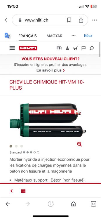Hilti hit MM plus 0.5l | Kaufen auf Ricardo