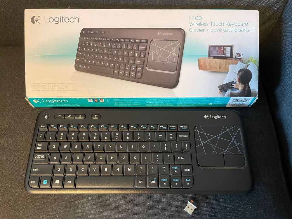 Logitech K400 Wireless Touch Keyboard US Layout (Gebraucht) in Eiken ...