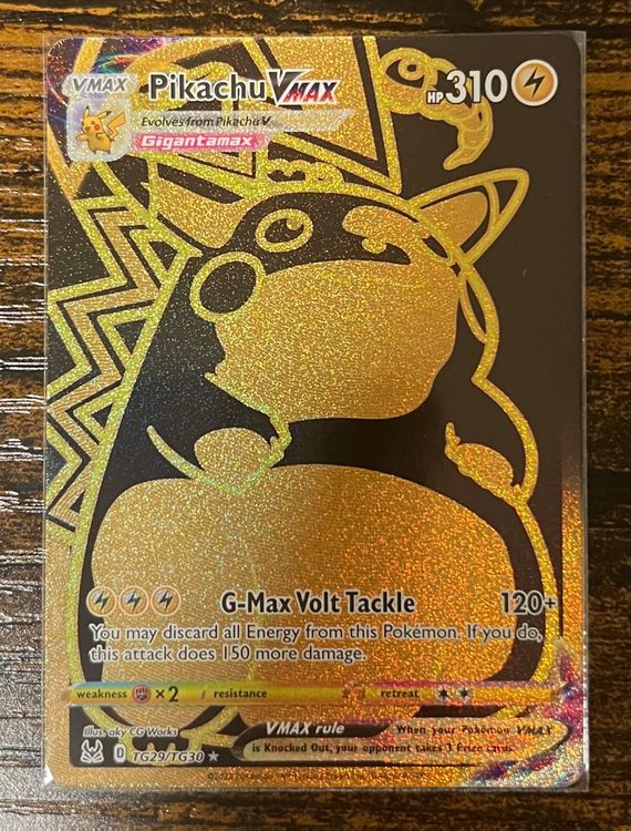 Pikachu VMAX Gold Boosterfrisch | Kaufen auf Ricardo