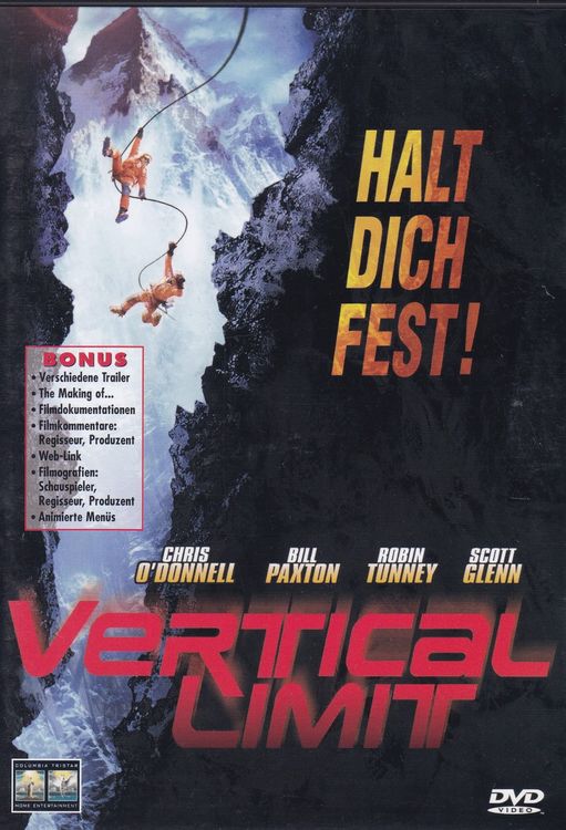 DVD ab Fr. 1.--, Vertical Limit - Halt dich Fest (Gebraucht) in Lausen für CHF 1 – mit Lieferung ...