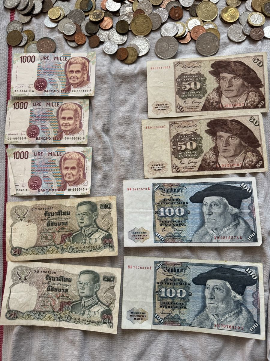 Münzsammlung und alte Banknoten aus aller Welt, Top! (Gebraucht) in ...