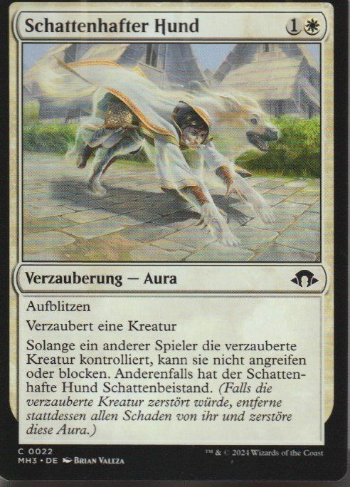 TCG Magic The Gathering MTG MH3 0022 Schattenhafter Hund (Neu (gemäss ...