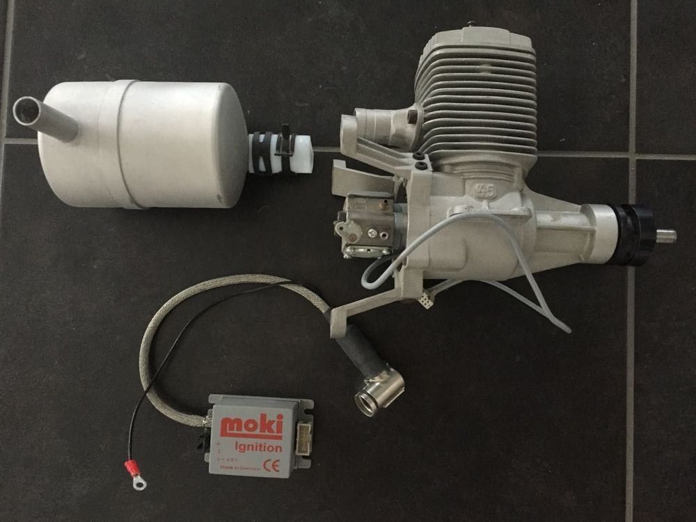 MOKI 45 Heckvergaser Benzin 2 Takt Motor (Neu (gemäss Beschreibung)) in Fehren für CHF 210 – mit ...