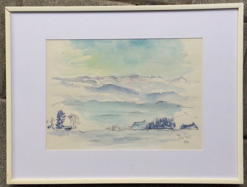 Rudolf WERNLI Landschaft Aquarell | Kaufen auf Ricardo