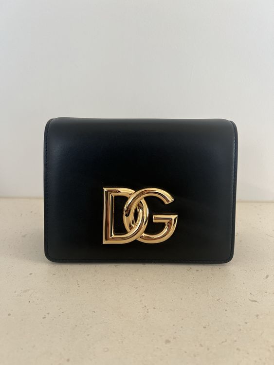 Dolce & Gabbana Black Crossbody Bag Gold Logo (Neu und originalverpackt) in Zürich für CHF 600 ...