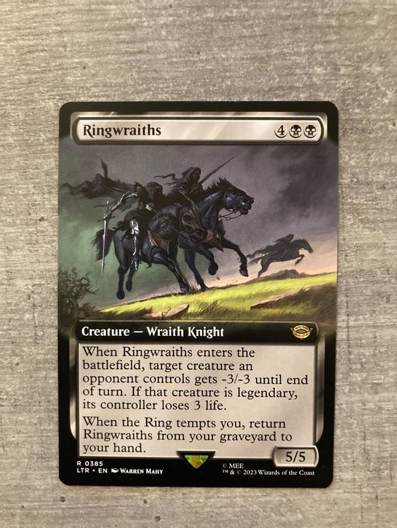 Extended Art Ringwraiths The Lord of the Rings NM (Neu (gemäss ...