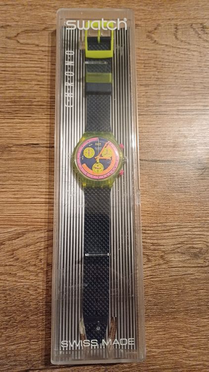 Rare Swatch Chrono SCJ101 Grand Prix NEUF (Neu und originalverpackt) in PORRENTRUY für CHF 199 ...