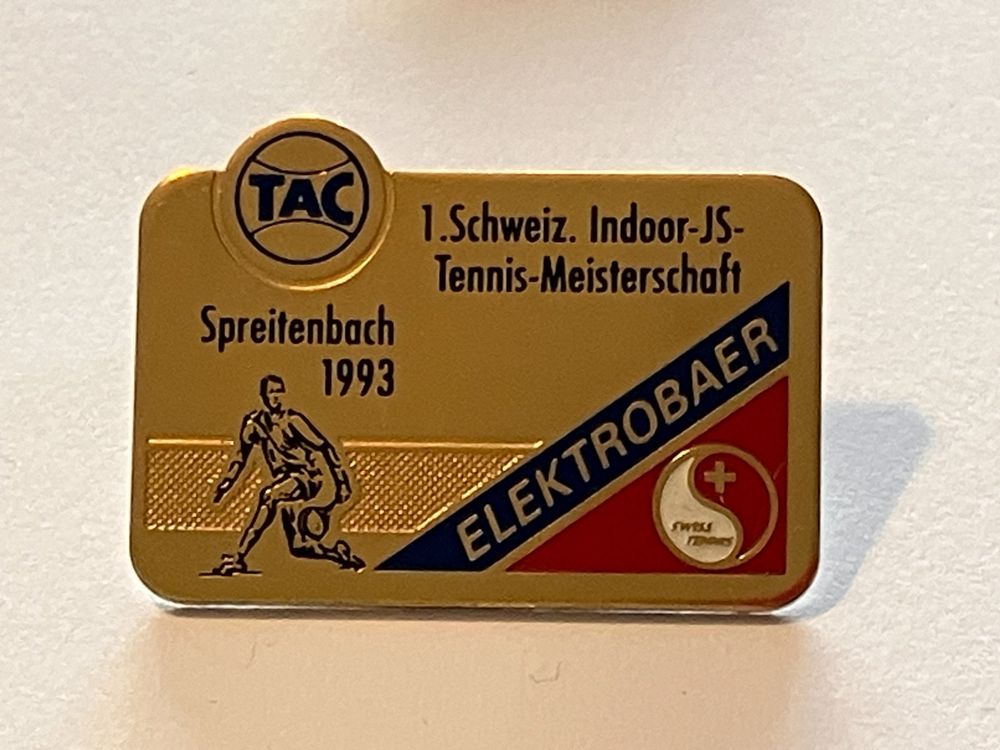 1 Pin 1. Schweizer Indoor Tennis Meisterschaft Spreitenbach (Gebraucht ...