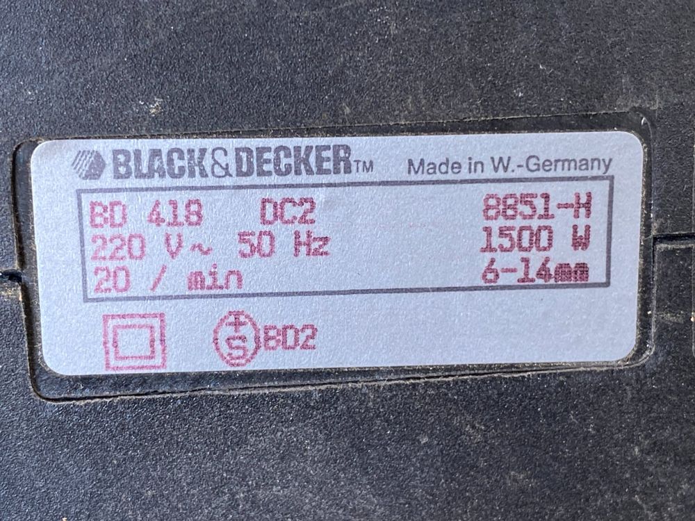 Tacker "Black & Decker" BD 418 / 230 Volt (Gebraucht) in Worben für CHF ...