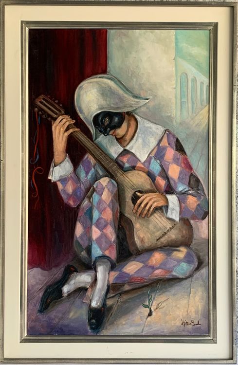 Grosses Gemälde Clown unleserlich Signiert (Gebraucht) in Root für CHF 55 – mit Lieferung auf ...