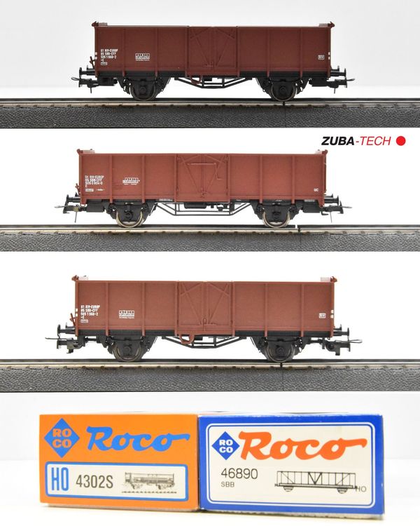 Roco 3x Hochbordwagen SBB, H0 GS mit OVP (Gebraucht) in St. Gallen für CHF 16 – mit Lieferung ...