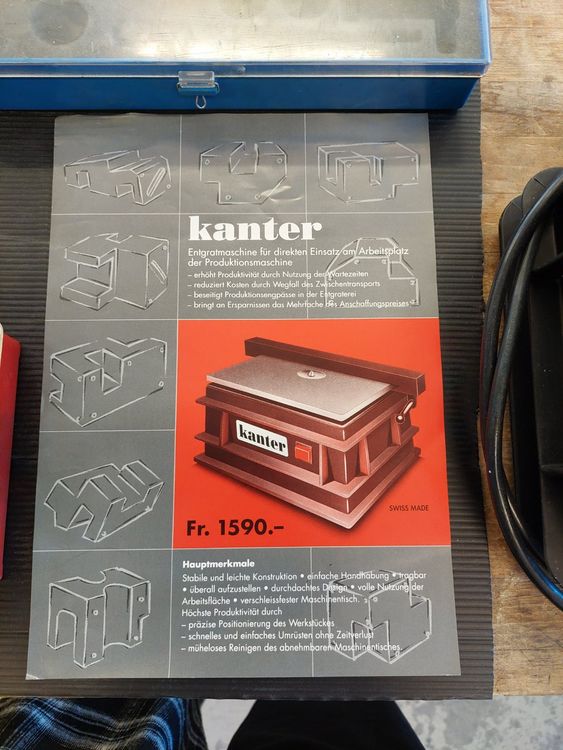 Kantenfräsmaschine Kanter (Gebraucht) in Villmergen für CHF 460 – nur ...
