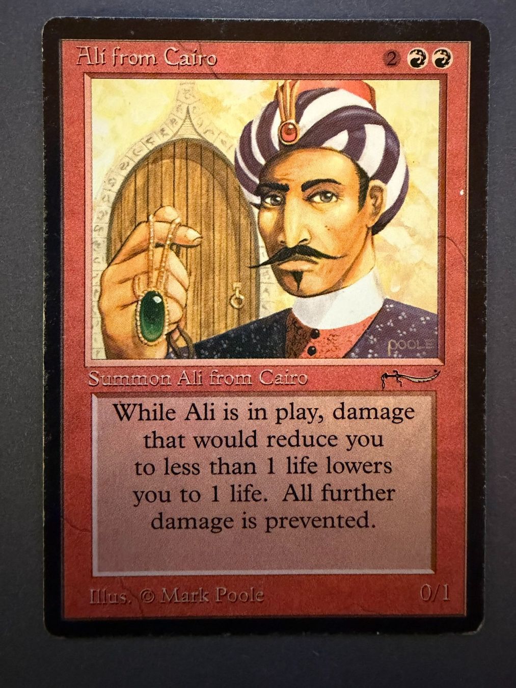 Ali From Cairo // Arabian Nights // Magic The Gathering (Gebraucht) in Binz für CHF 149 – mit ...