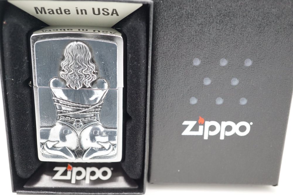 ZIPPO® BONDAGE GIRL - HEAVY - 3D - 2020 - UNGEZÜNDET | Kaufen auf Ricardo