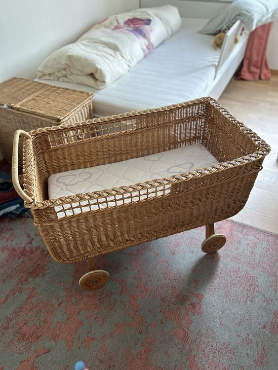 Stubenwagen Rattan Korbwagen Vintage (Gebraucht) in Wallisellen für CHF ...