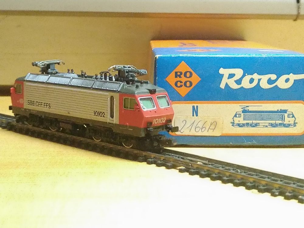 ROCO N 2166A, Elektro-Lokomotive Re 4/4 SBB 10102, OVP (Gebraucht) in ...