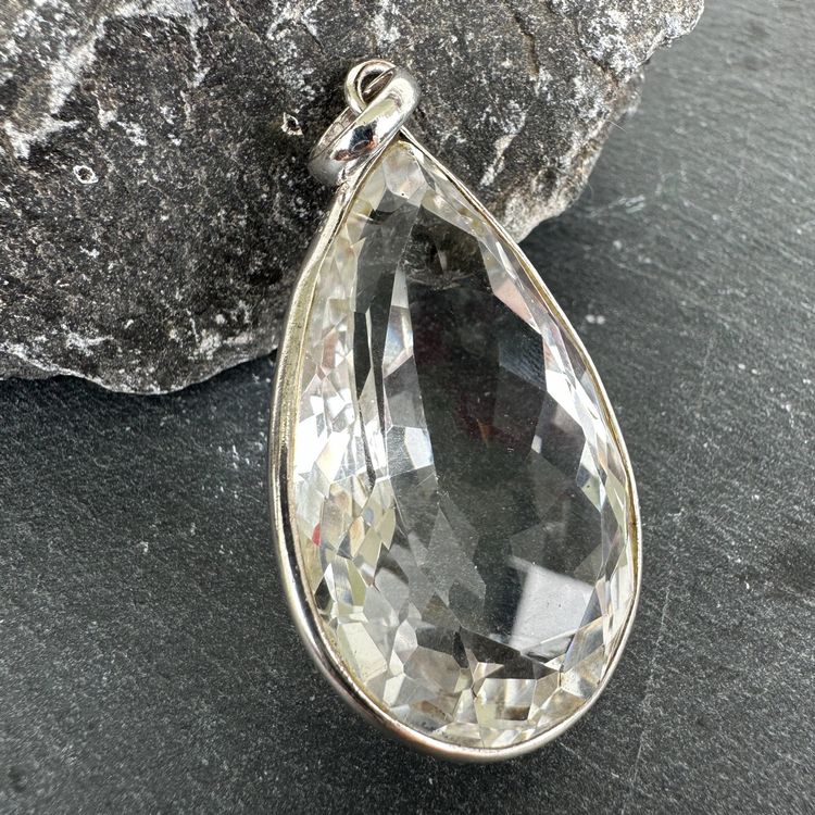 Silber 925 Anhänger mit Bergkristall (Neu (gemäss Beschreibung)) in ...
