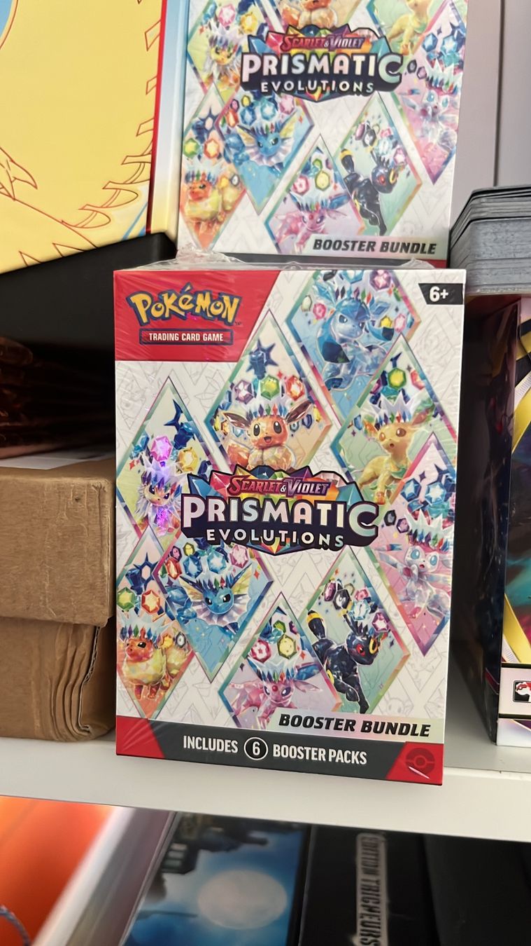 Pokemon Prismatic Evolutions Booster Bundle 6 Packs Neu! (Neu und ...