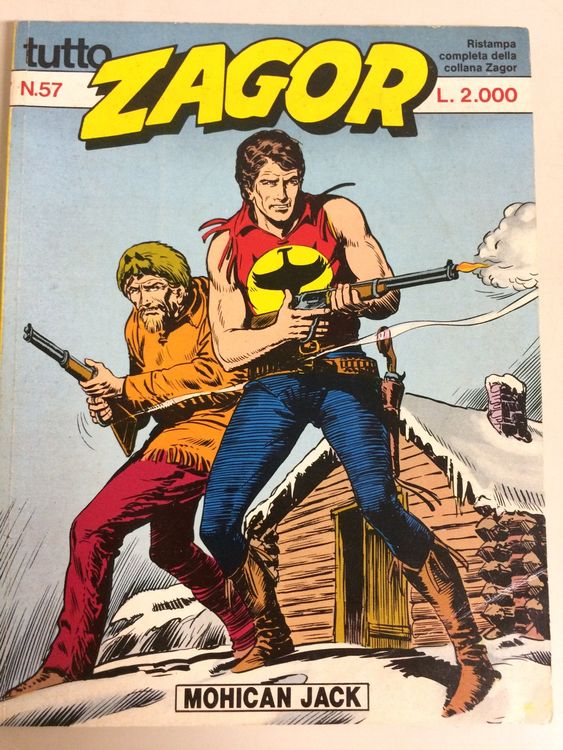 TUTTO ZAGOR # 57 MOHICAN JACK Italy 1990 Sergio Bonelli | Kaufen auf ...