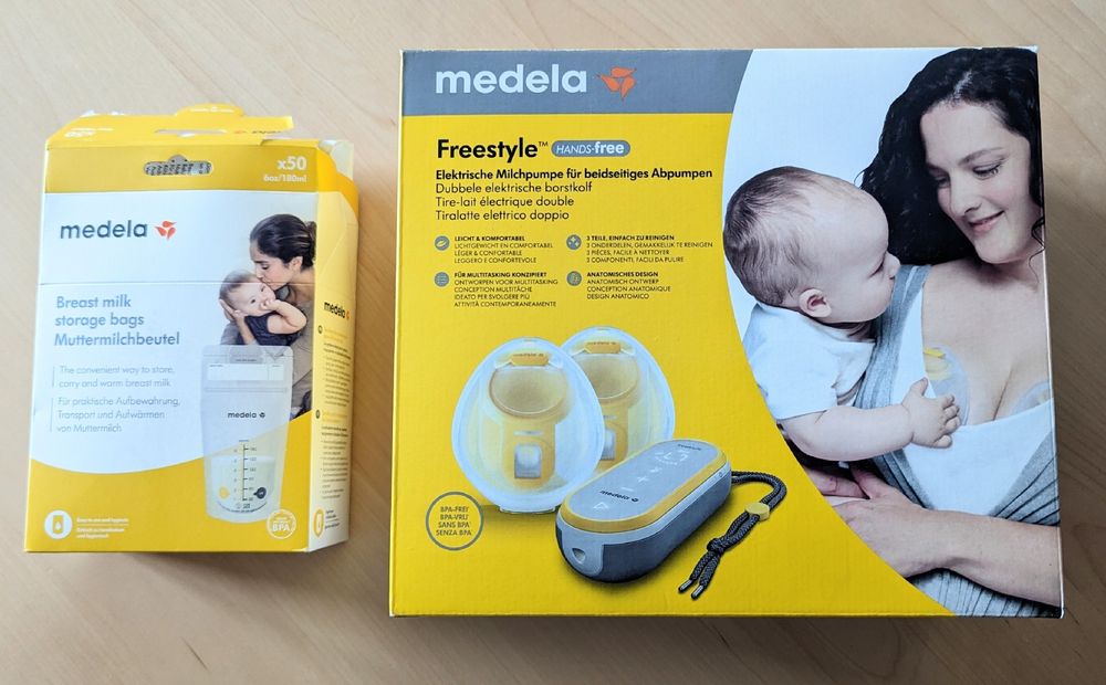 Medela Freestyle Hands-free elektrische Doppelmilchpumpe | Kaufen auf Ricardo