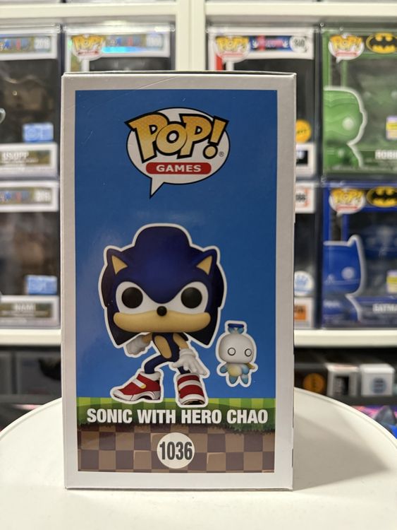 Funko Pop! Games: Sonic with Hero Chao #1036 - Flocked! (Neu (gemäss ...