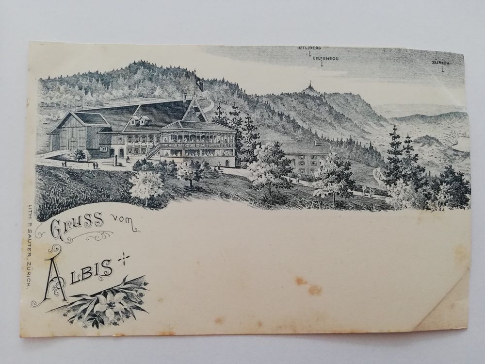 Postkarte Gruss vom Albis | Kaufen auf Ricardo