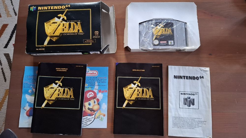 Nintendo 64 Zelda Ocarina of Time - complet - PAL (Gebraucht) in ...