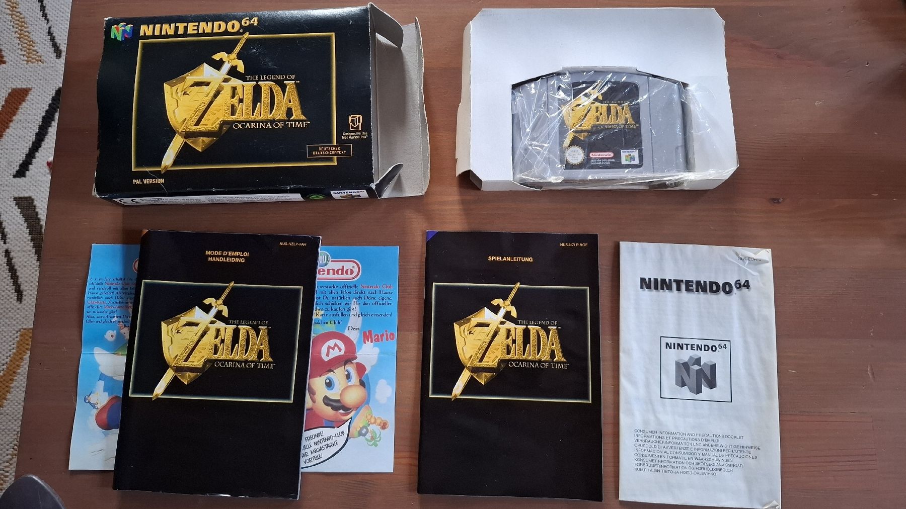 Nintendo 64 Zelda Ocarina of Time - complet - PAL (Gebraucht) in ...