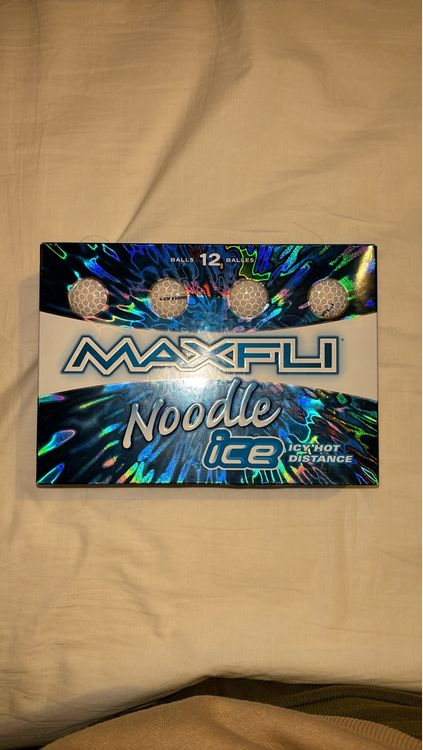 Balles de golf Maxfli Noodle Ice (12 balles) (Neu und originalverpackt ...