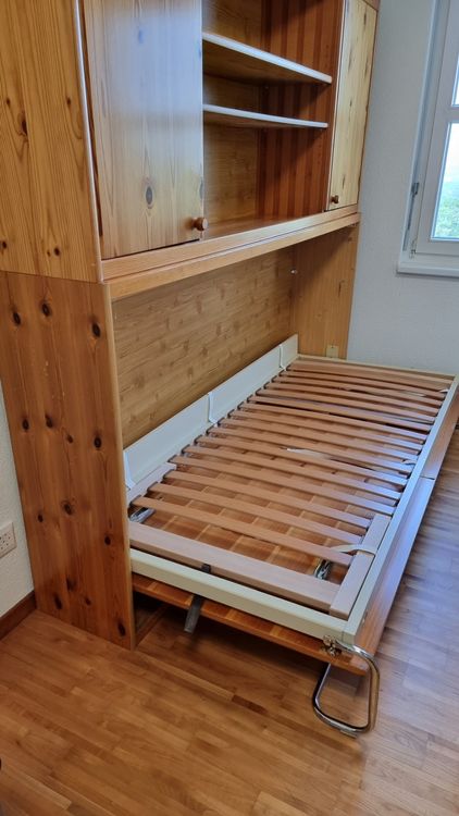 Schrankbett / Klappbett mit Regal, 196x209x37 | Kaufen auf Ricardo