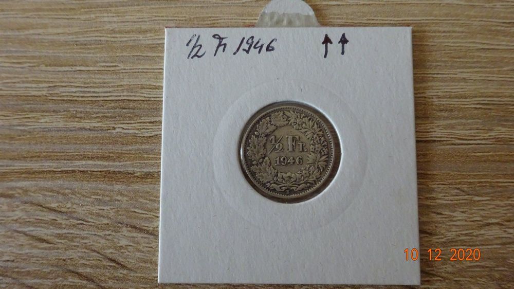 50 Rappen 1946 Gleichstehend (Gebraucht) in bassecourt für CHF 281 – mit Lieferung auf Ricardo ...