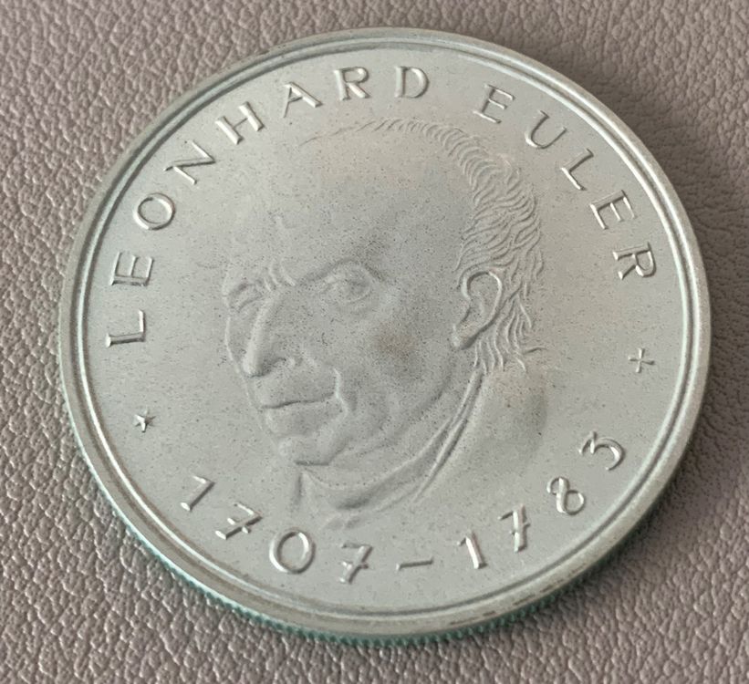 Silber Medaille Leonhard Euler 1707-1783 (Gebraucht) in Zürich für CHF ...