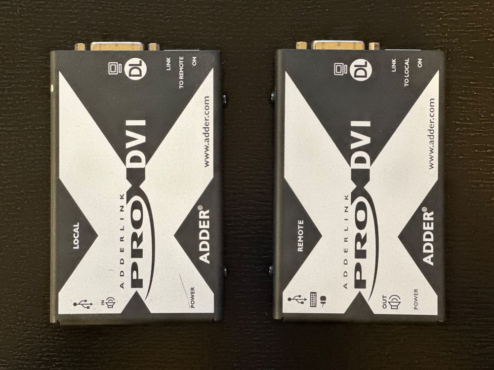 AdderLink X DVI-Pro-MS2 CATx - Dual-DVI/USB KVM Extender Set | Kaufen auf Ricardo