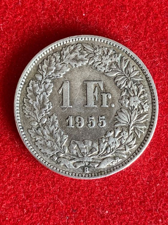 1 Franc / Franken 1955 Bern - TTB+ / SS+ - RARE / SELTEN | Kaufen auf Ricardo